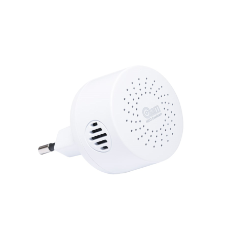 Z-Wave signal repeater with temperature and humidity sensor