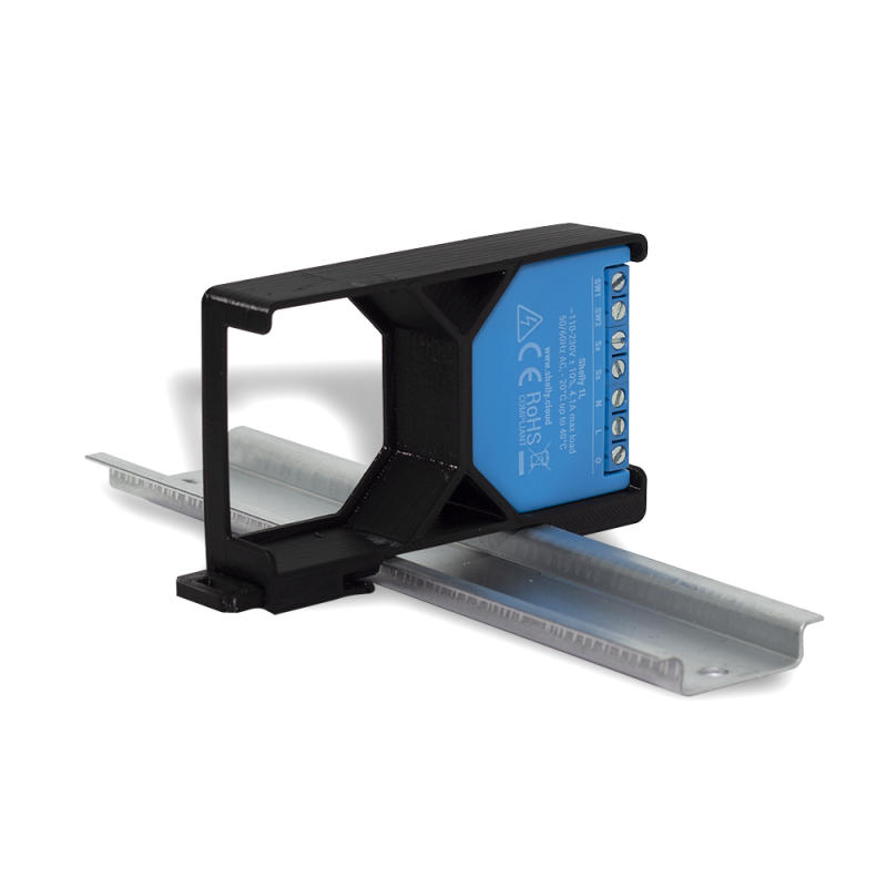 Double rail adapter DIN for Shelly Plus 1/1PM/2PM, Shelly Dimmer ...